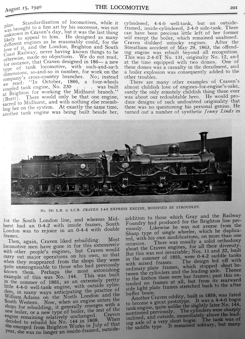 Locomotive Magazine 1940 (Volume 46)